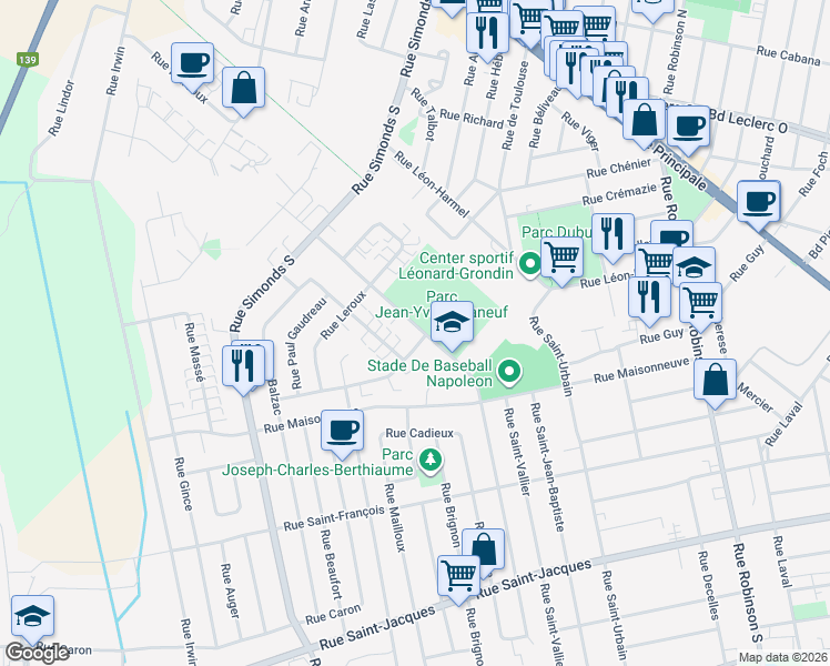 508 Rue Fournier, Granby QC - Walk Score