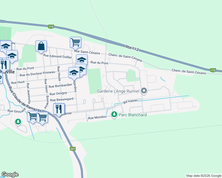 2242 Rue des Roseaux, Marieville QC - Walk Score