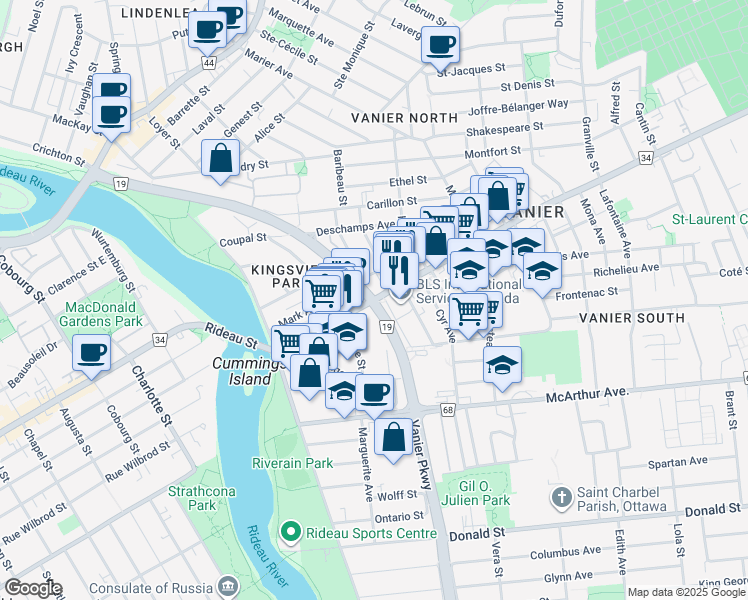 Montreal Road & Vanier Parkway, Ottawa ON - Walk Score