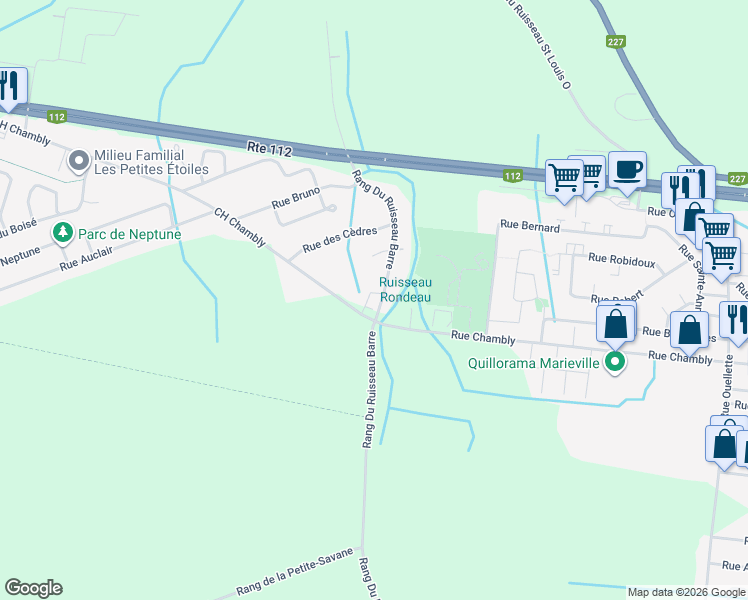 101 Chemin de Chambly, Marieville QC - Walk Score
