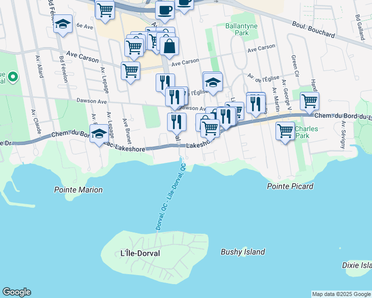 780 Chemin Bord-du-Lac, Dorval QC - Walk Score