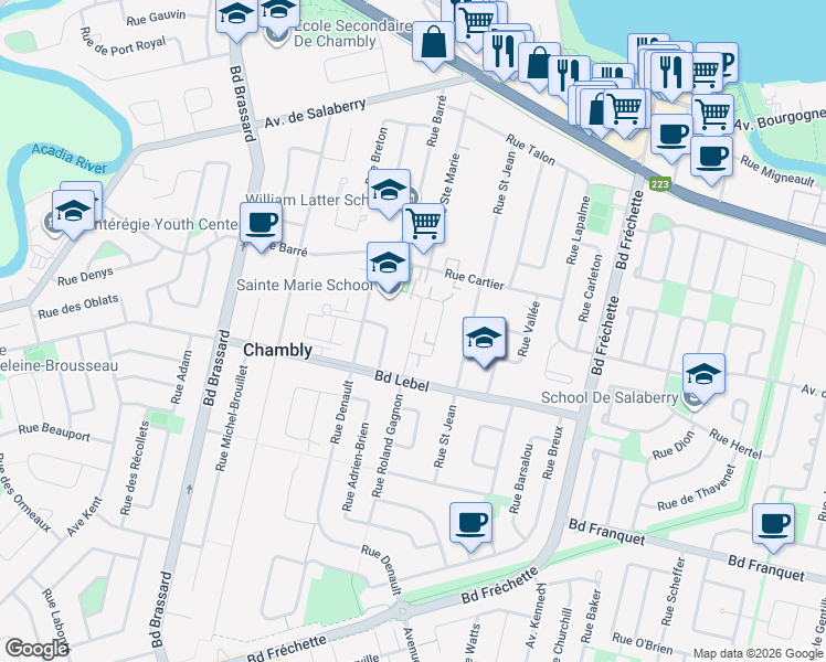 1140 Rue Roland Gagnon, Chambly QC - Walk Score