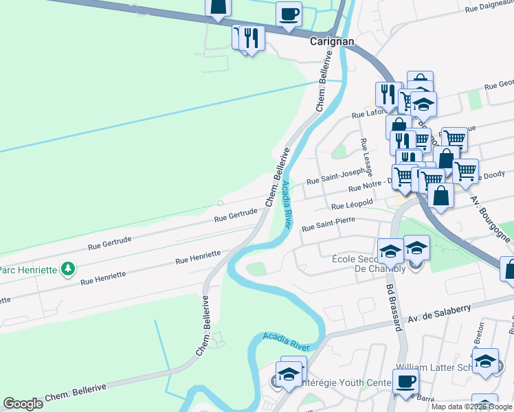 2442 Rue Gertrude, Carignan QC - Walk Score