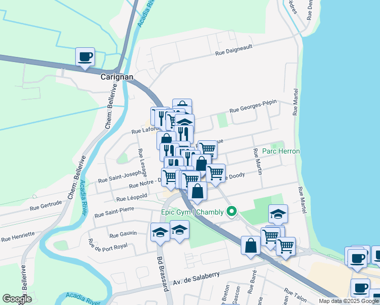 1232 Avenue Bourgogne, Chambly QC - Walk Score