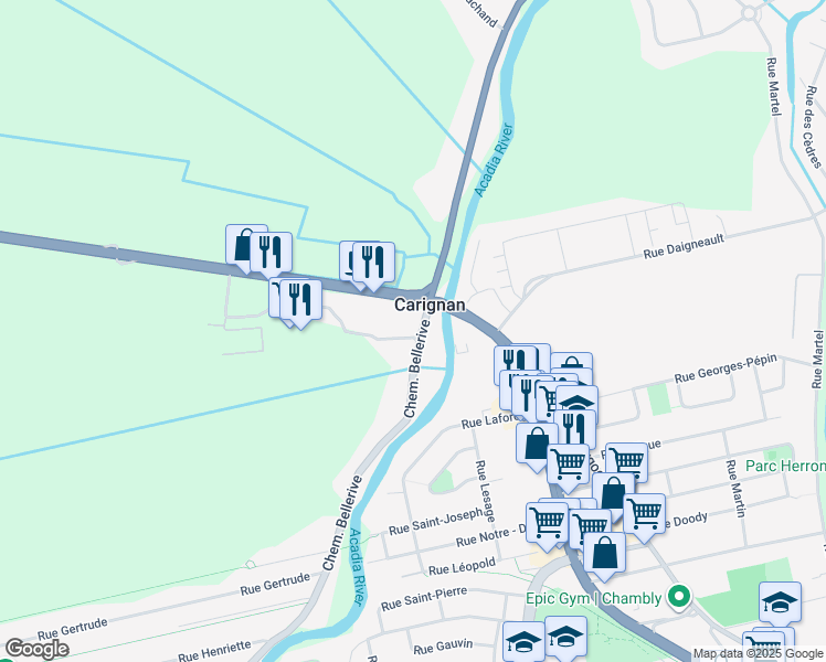 2746 Chemin Bellerive, Carignan QC - Walk Score