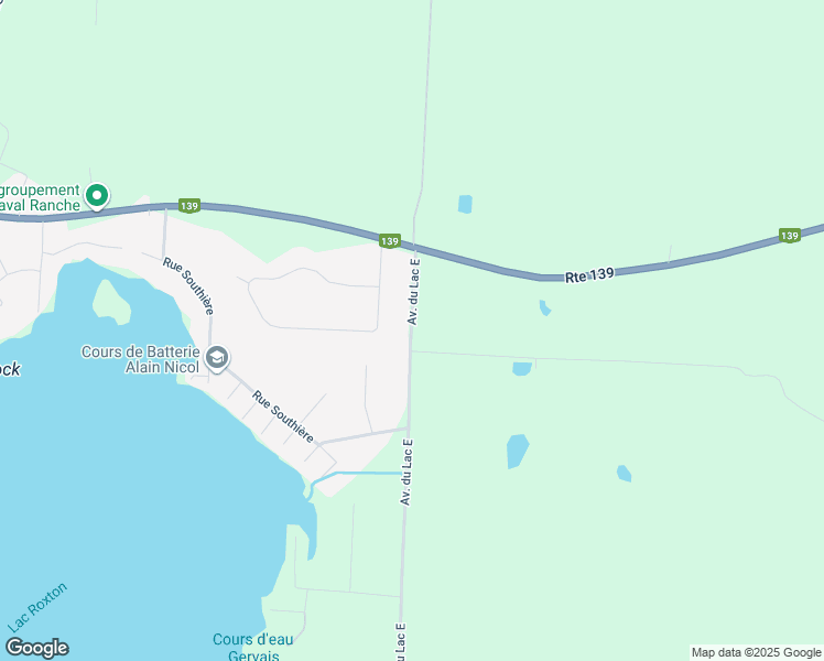 1448 Avenue du Lac Est, Roxton Pond QC - Walk Score