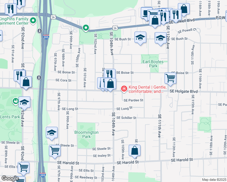 Southeast Holgate Boulevard & Southeast 104th Avenue, Portland OR ...