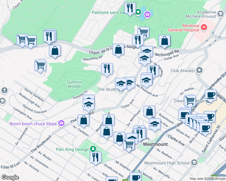 7 Place Braeside, Westmount QC - Walk Score