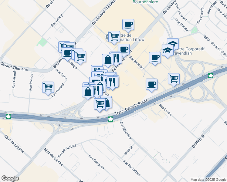 3820 Boulevard de la Côte-Vertu, Montréal QC - Walk Score