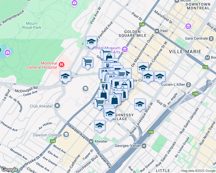 2300 Rue Saint Mathieu, Montréal QC - Walk Score