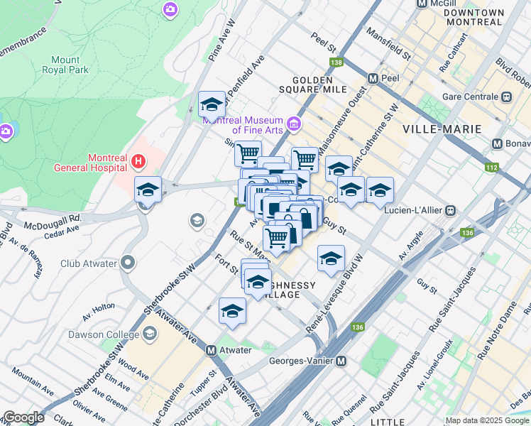 2121 Rue Saint Mathieu, Montréal QC - Walk Score