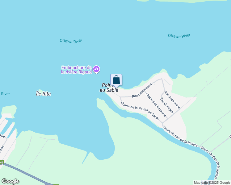 92 Chemin de la Pointe au Sable, Rigaud QC - Walk Score