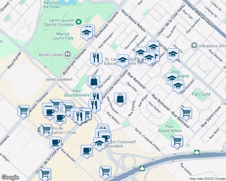 2750 Boulevard de la Côte-Vertu, Montréal QC - Walk Score