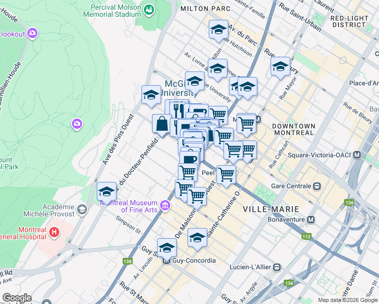 3410 Peel Street, Montréal QC - Walk Score