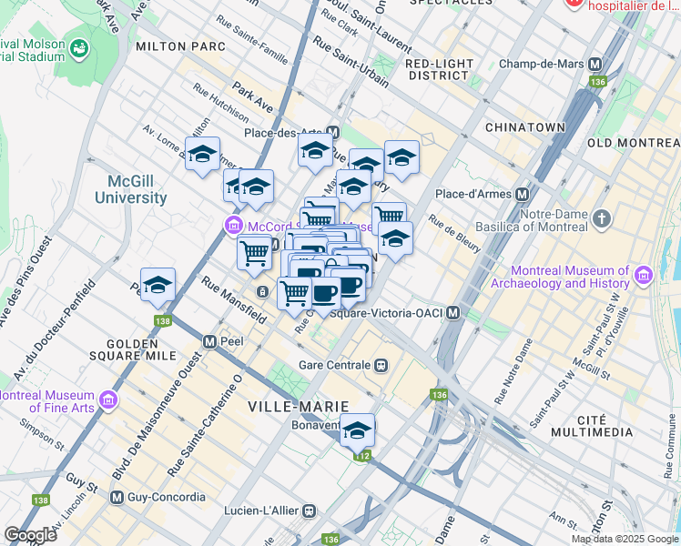 620 Rue Cathcart, Montréal QC - Walk Score