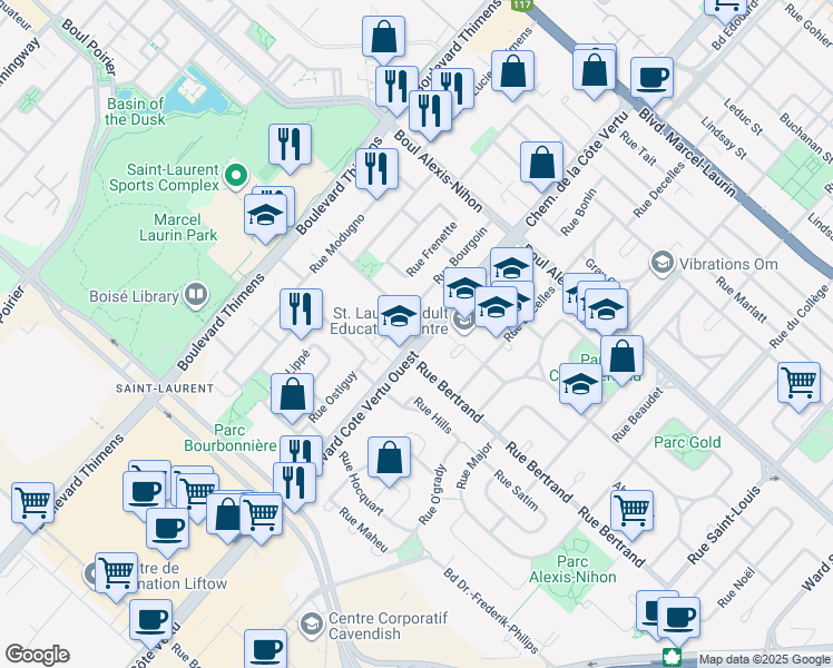 2425 Boulevard de la Côte-Vertu, Montréal QC - Walk Score