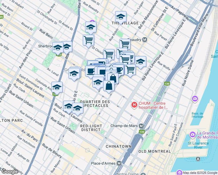 1440 Rue St Denis, Montréal QC - Walk Score