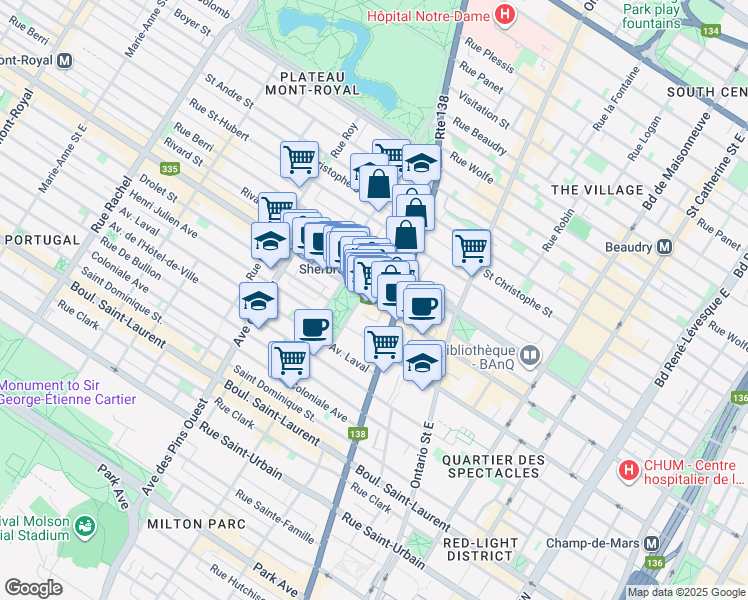 3443 Rue Saint Denis, Montréal QC - Walk Score