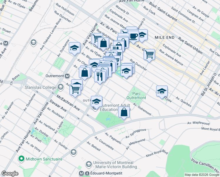 543 Avenue Outremont, Montréal QC - Walk Score