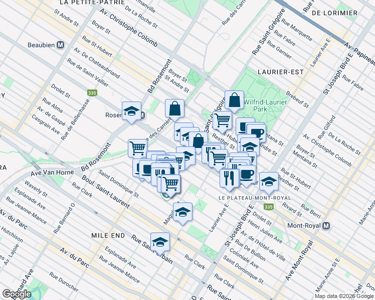 5425 Rue Saint-Denis, Montréal QC - Walk Score