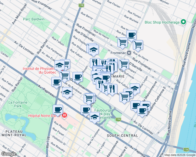 2065 Rue Parthenais, Montréal QC - Walk Score
