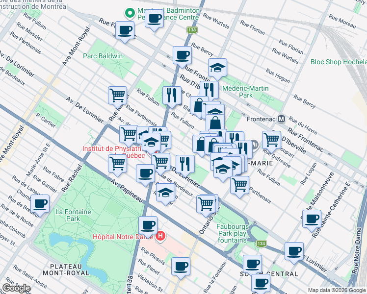 2320 Rue Parthenais, Montréal QC - Walk Score