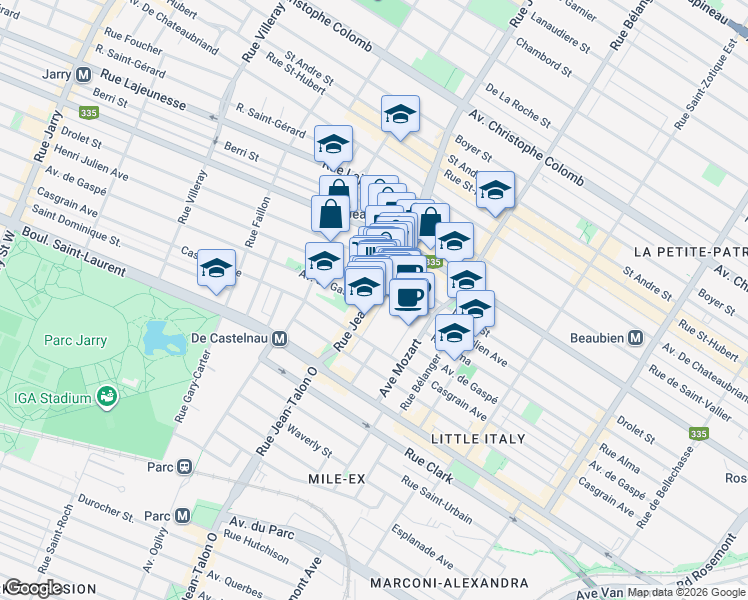 250 Rue Jean Talon Est, Montréal QC - Walk Score