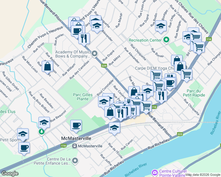831 Rue Papineau, McMasterville QC - Walk Score