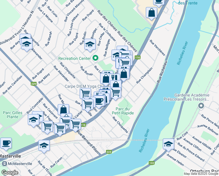 221 Boulevard Cartier, Beloeil QC - Walk Score