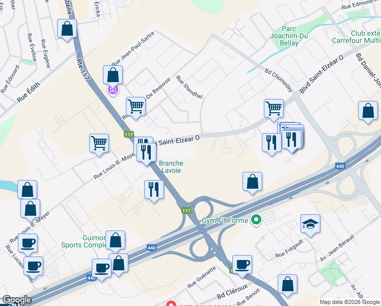 3850 Boulevard Saint-Elzéar Ouest, Laval QC - Walk Score