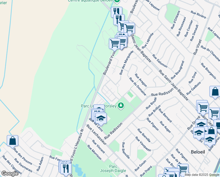 803 Rue des Seigneurs, Beloeil QC - Walk Score