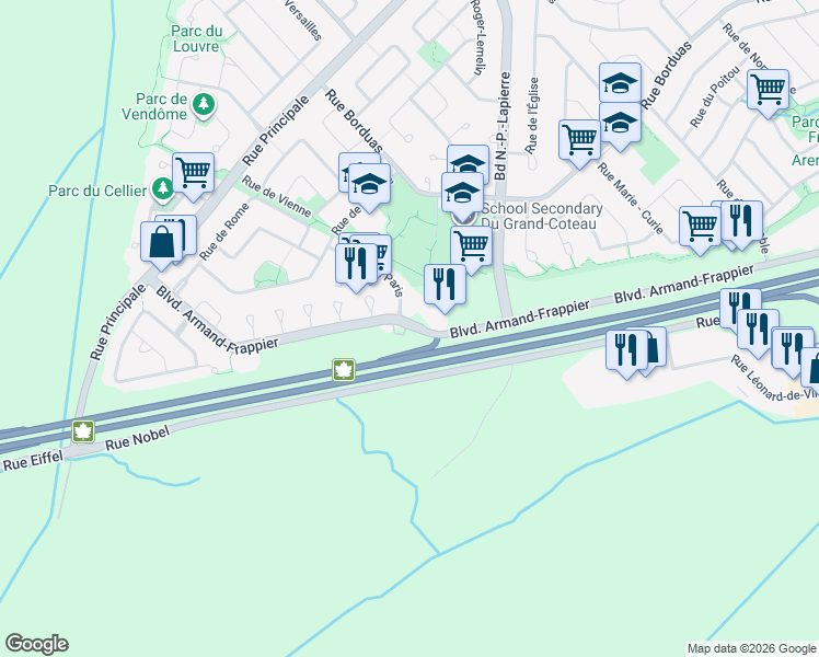 2470 Boulevard Armand Frappier, Sainte-Julie QC - Walk Score