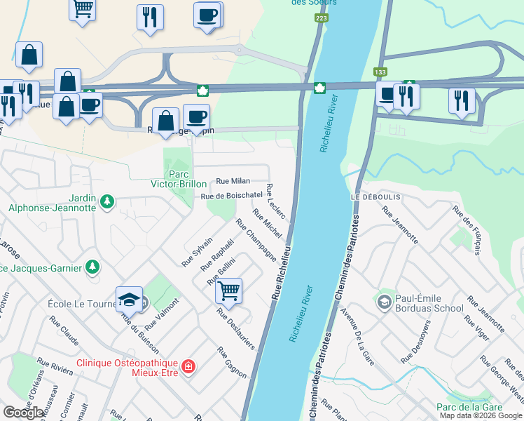 43 Rue Michel, Beloeil QC - Walk Score