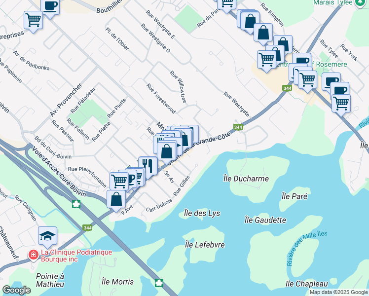 Rosemère QC - Walk Score