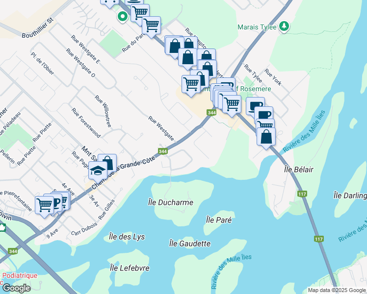 188 Rue du Val Chênaie Street, Rosemère QC - Walk Score