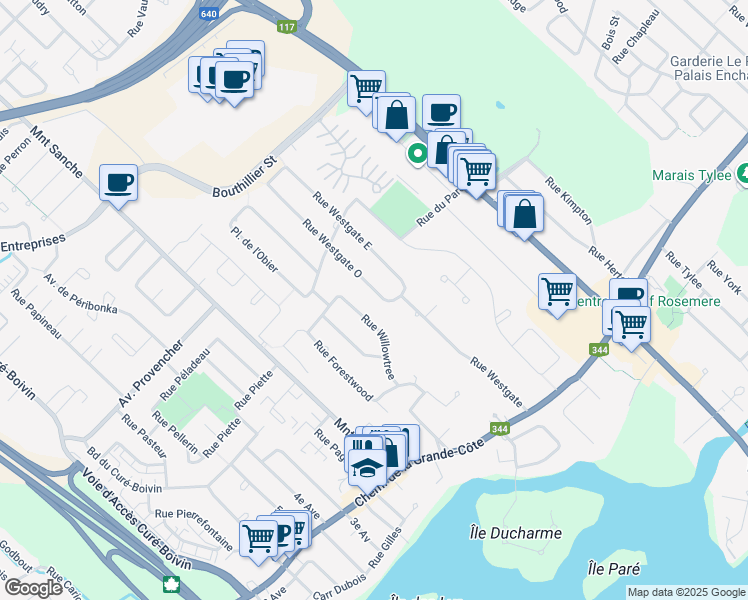 281 Rue Westgate Ouest, Rosemère QC - Walk Score