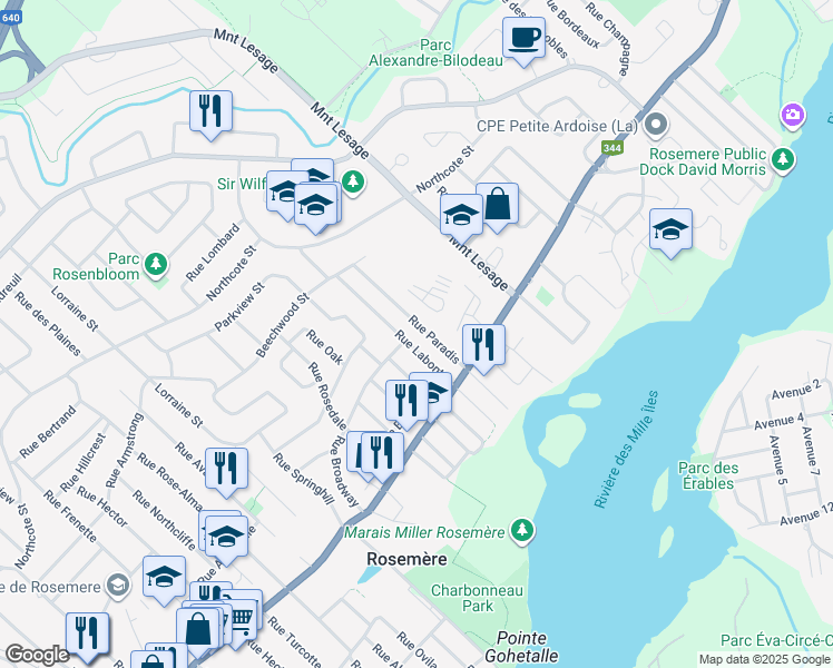 221 Rue Paradis, Rosemère QC - Walk Score