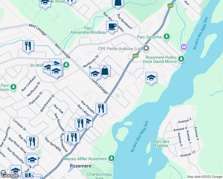 527 Chemin de la Grande-Côte, Rosemère QC - Walk Score