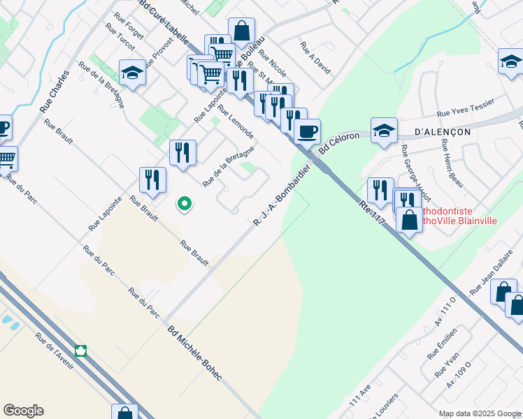 18495 Rue J A Bombardier, Mirabel QC - Walk Score