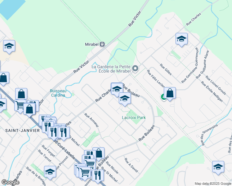 13960 Rue Denis, Mirabel QC - Walk Score