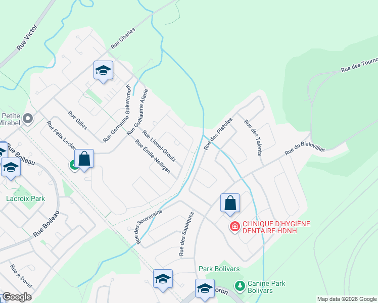 18005 Rue Roger Lemelin, Mirabel QC - Walk Score