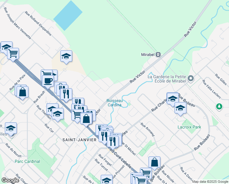18059 Rue Victor, Mirabel QC - Walk Score
