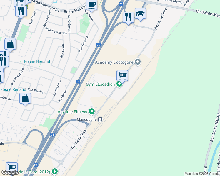 1925 Avenue de la Gare, Mascouche QC - Walk Score