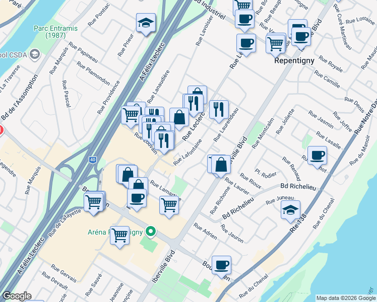 527 Rue Lafontaine, Repentigny QC - Walk Score