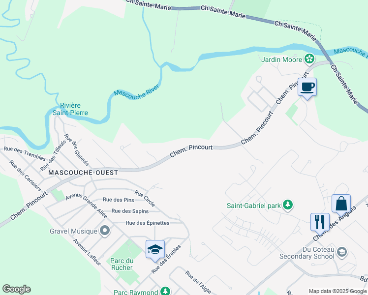 1115 Chemin Pincourt, Mascouche QC - Walk Score