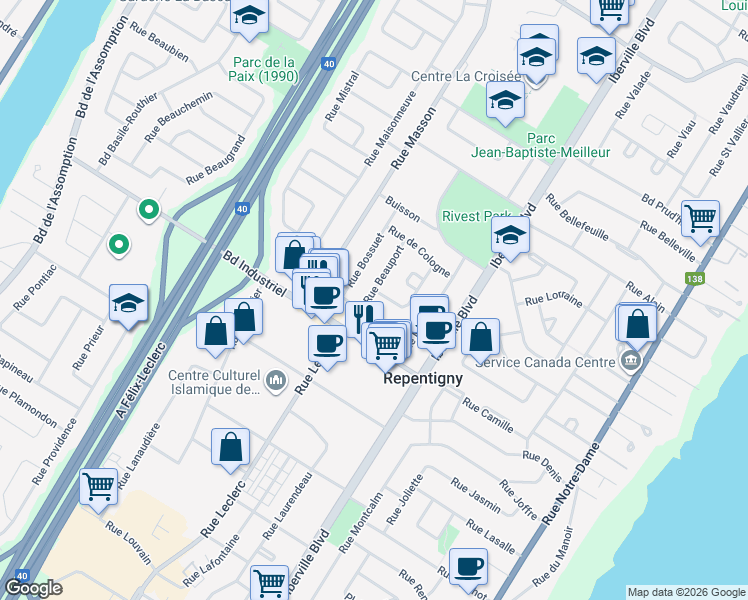 640 Rue de Beauport, Repentigny QC - Walk Score