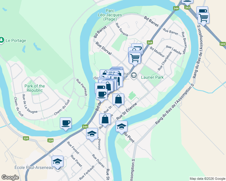304 Boulevard de l'Ange-Gardien, L'Assomption QC - Walk Score