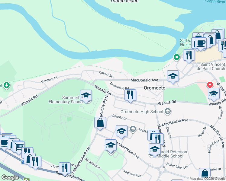 342 Gilmour Street, Oromocto NB - Walk Score