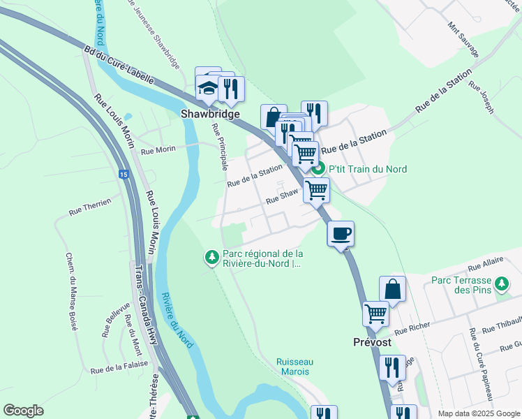 1245 Rue du Nord, Prévost QC - Walk Score