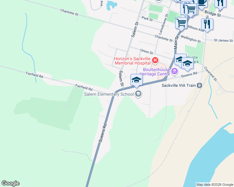 92 Queens Road, Sackville NB - Walk Score